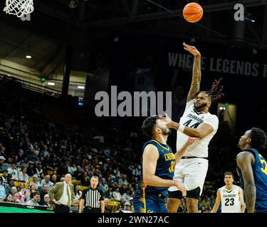 February 28, 2024: Colorado Buffaloes forward Tristan da Silva (23 ...