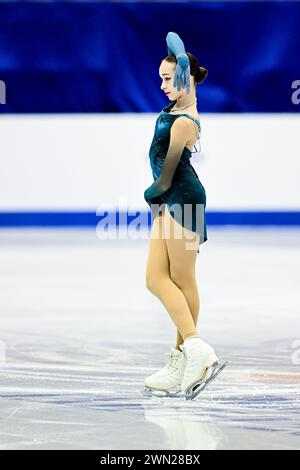 Polina DZSUMANYIJAZOVA (HUN), during Junior Women Free Skating, at the ...
