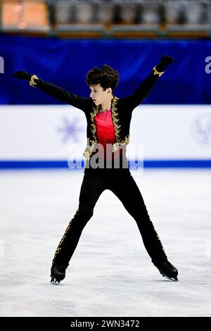 Elias SAYED (SWE), during Junior Men Short Program, at the ISU World ...
