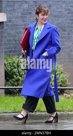 Health Secretary Victoria Atkins arriving in Downing Street, London ...