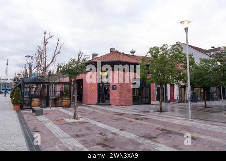 Podgorica, Montenegro - 12 FEB 2024: Obeslik at the Republic Square ...