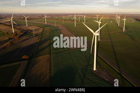 17/11/21 Tween Bridge wind farm, also known as Tween Bridge Moor ...
