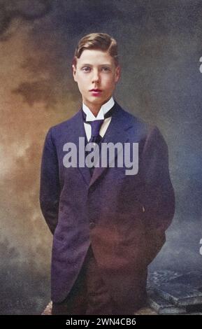 HRH Prince Edward, 1894 -1972. Future King Edward VIII of England Stock ...