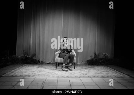 Actress Ana Mayo performs during the presentation of My grandmother is ...