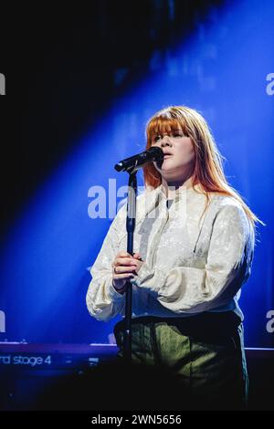 Bern, Switzerland. 28th, February 2024. The German singer Loi performs ...