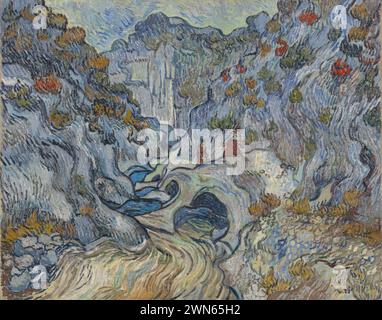 Les Peiroulets Ravine, Van Gogh, Vincent Willem, 1889 Stock Photo - Alamy