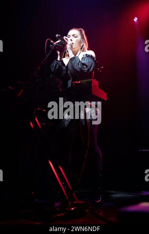 The American singer and songwriter LP performing live on stage at the ...