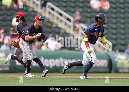 Minnesota Twins third baseman Brooks Lee (2) in the second inning of a ...