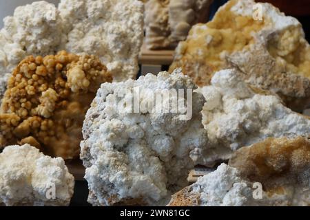calcite stalactite mineral texture as nice background Stock Photo - Alamy