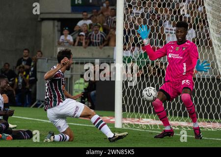 MARTINELLI of Fluminense during the match between Flamengo and ...
