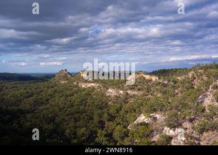 Aerial of Isla Gorge National Park Queensland Australia Stock Photo - Alamy
