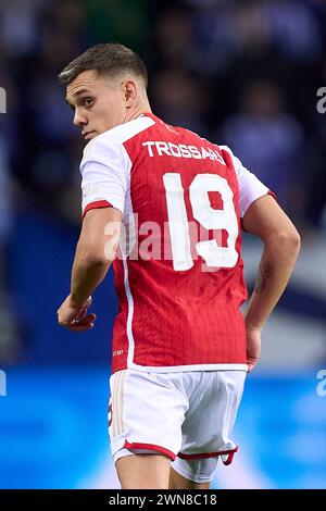 Leandro Trossard of Arsenal FC in action during the UEFA Champions ...