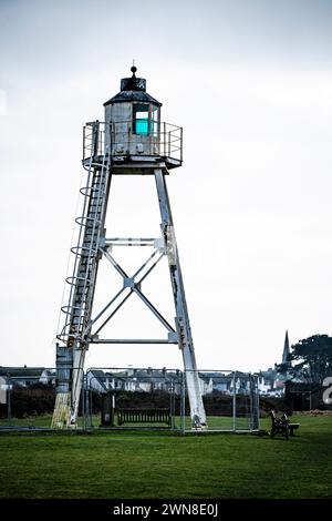 East Cote lighthouse, Silloth, Cumbria, England UK Stock Photo - Alamy