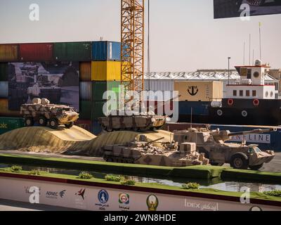 An armoured personnel carrier Fuchs 6x6 of German arms manufacturer ...