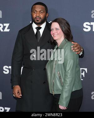 (L-R) Anthony Wilson and Anne Clements at the Starz Series BMF Season 3 ...