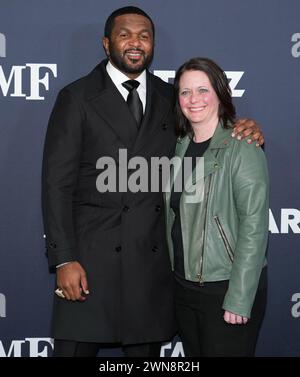 (L-R) Anthony Wilson and Anne Clements at the Starz Series BMF Season 3 ...
