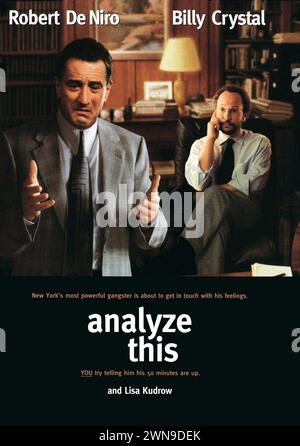 NIRO,POSTER, ANALYZE THIS, 1999 Stock Photo - Alamy