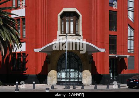 Art Deco building Fronton Mexico, Centro Historico, Mexico City Stock ...