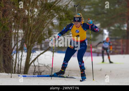 Ingrid Landmark Tandrevold of Norway in action during Women's 12.5km ...
