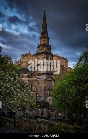 St Cuthbert's Parish Church and Kirkyard, Edinburgh, Scotland, UK Stock ...