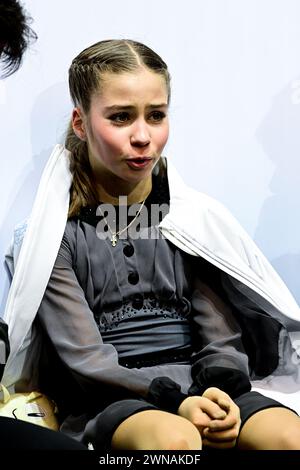 Elina GOIDINA (EST), during Junior Women Short Program, at the ISU ...