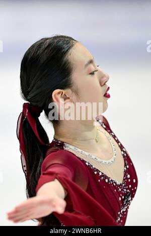 Lulu LIN (CAN), during Junior Women Short Program, at the ISU World ...