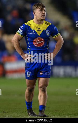 Leon Hayes of Warrington Wolves, during the Betfred Super League Round ...