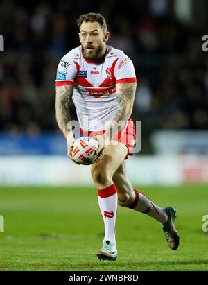St. Helens' Daryl Clark during the Betfred Super League match at the ...