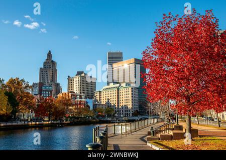 USA, Rhode Island, Providence, Modern Love on Westminster Street Stock ...
