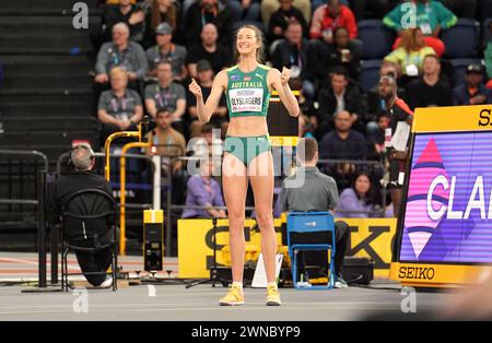 Australia's Nicola Olyslagers competes in the women's high jump final ...