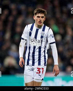 West Bromwich Albion's Tom Fellows during the Sky Bet Championship ...