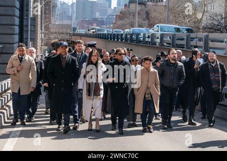Mayor Eric Adams, Devorah Halberstam, mother of Ari Halberstam and ...