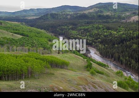 Sheep River Valley, Sandy McNabb Provincial Park, Alberta, Canada Stock ...