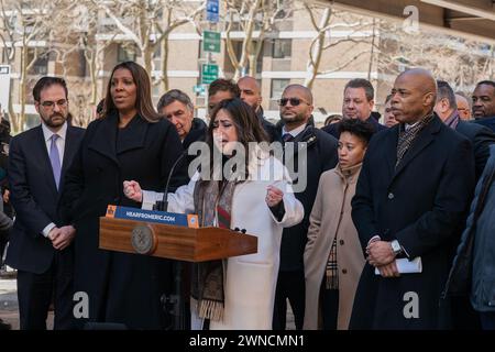 Devorah Halberstam, mother of Ari Halberstam speaks during 30th ...