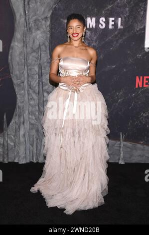 Nicque Marina attends the premiere of Netflix's "Damsel" at the Paris ...