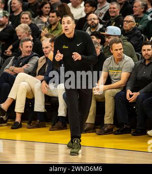 San Francisco head coach Chris Gerlufsen during an NCAA college ...