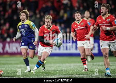 Craig Casey of Munster during the United Rugby Championship Round 15 ...