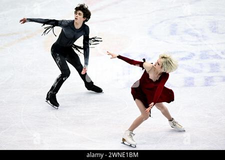 Elizabeth TKACHENKO & Alexei KILIAKOV (ISR), during Junior Ice Dance ...