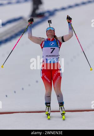 HAECKI-GROSS Lena , Women 12,5 Km Mass Start during the BMW IBU World ...