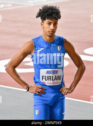 Mattia Furlani (long jump) during the Golden Gala Press Conference, 5 ...