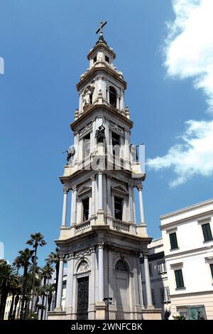 The bell tower of the Pontifical Shrine of the Blessed Virgin of the ...