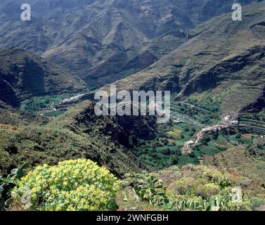 VALLE DE HERMIGUA. Location: EXTERIOR. ISLA. Gomera. SPAIN Stock Photo ...