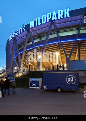 Karlsruhe, Germany. 02nd Mar, 2024. Soccer: Bundesliga 2, Karlsruher SC ...