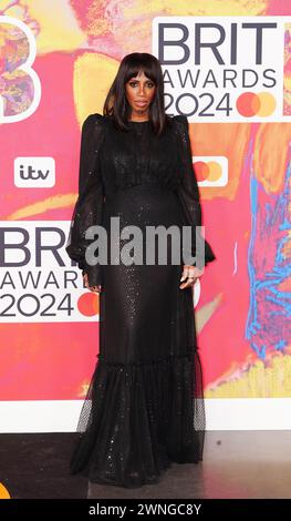 Shaznay Lewis attending the Brit Awards 2024 at the O2 Arena, London ...