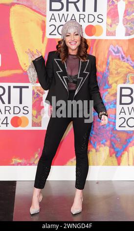 Jaime Winstone attending the Brit Awards 2026 at Co-op Live, Manchester ...