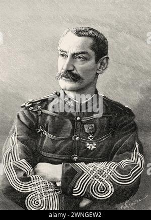 General Joseph Gallieni, French Army officer, WW1 Stock Photo - Alamy