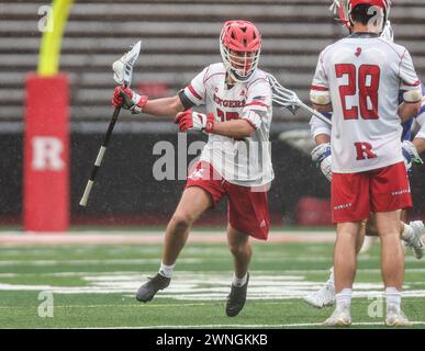 Piscataway, NJ, USA. 02nd Mar, 2024. Hofstra midfielder Justin Sykes ...