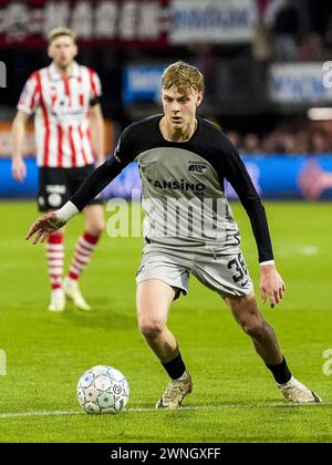 ROTTERDAM - Finn Stam of AZ Alkmaar during the Dutch Eredivisie match ...