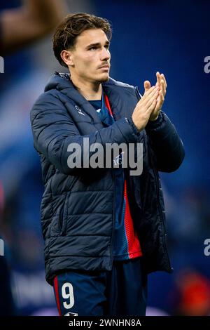 Hugo Vallejo (SD Huesca) during a La Liga Hypermotion match between RCD ...