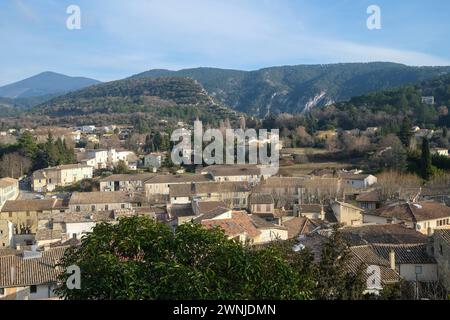 Village of Malaucene in Vaucluse, Provence, France Stock Photo - Alamy